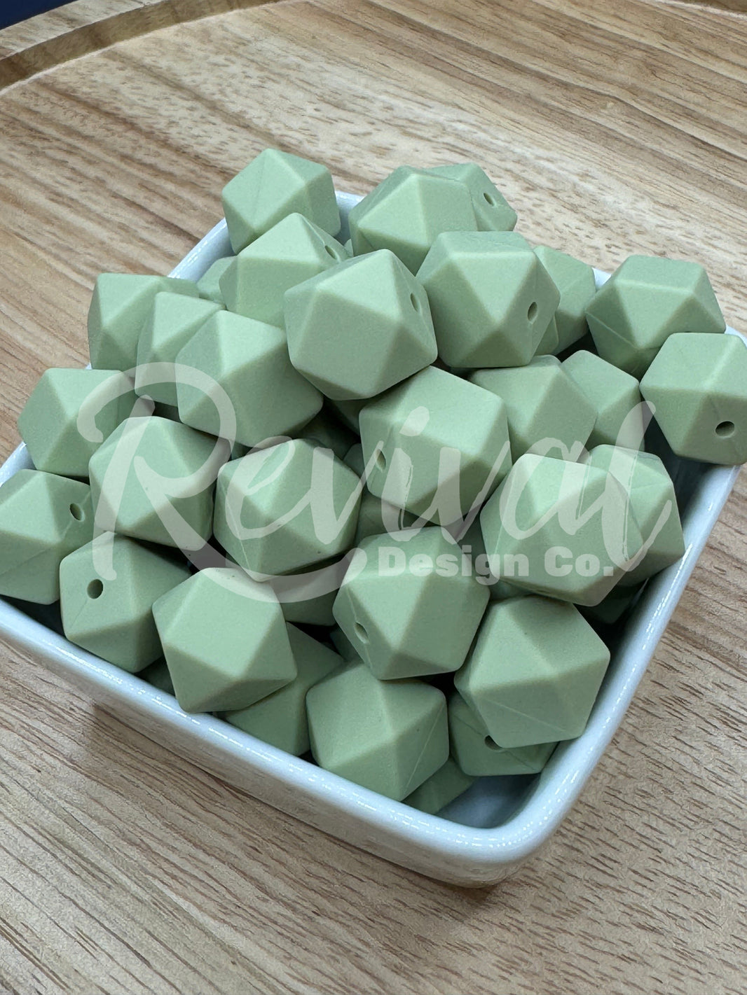 Solid Color Hexagon Beads – Revival Design Co.